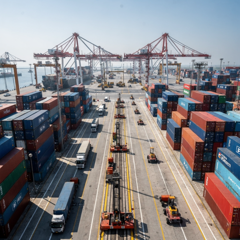 Traffic management in terminal operations for port cargo - loadmaster.ai