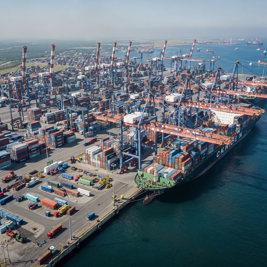 Improving operational efficiency in container ports - loadmaster.ai