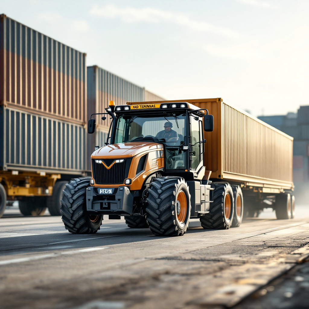 Terminal tractor: Kalmar shunt truck for yard handling - loadmaster.ai