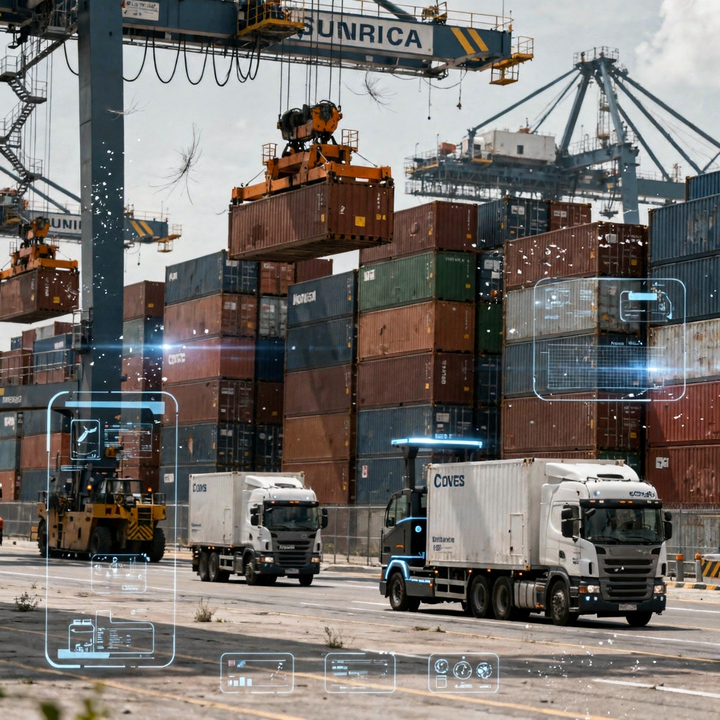 Port operations real-time conflict resolution simulation - loadmaster.ai